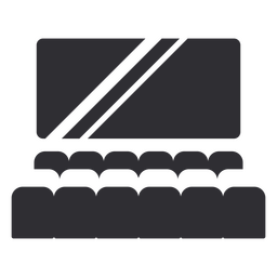 Theater Auditorium Icon PNG & SVG Design For T-Shirts