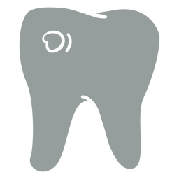 Gray Molar Cavity Icon PNG & SVG Design For T-Shirts