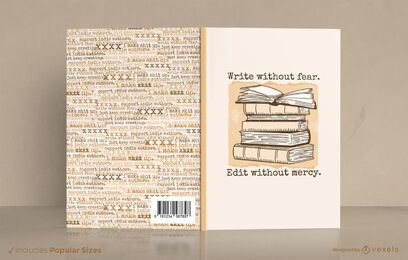 Creative Writing Job Book Cover Design Vector Download