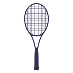Simple Tennis Racquet Silhouette PNG & SVG Design For T-Shirts