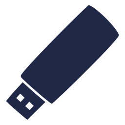 Black And White Pendrive Silhouette PNG & SVG Design For T-Shirts