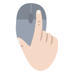 Flat Design Of A Computer Mouse PNG & SVG Design For T-Shirts