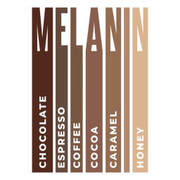 Melanin Pantone Chart PNG & SVG Design For T-Shirts