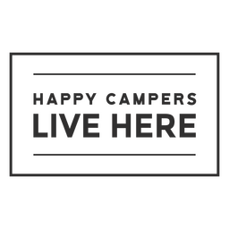 Letter Board Featuring The Message Happy Campers Live Here PNG & SVG ...