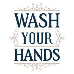 Wash Your Hands Logo PNG & SVG Design For T-Shirts
