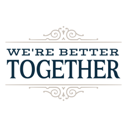 Gemeinsam Sind Wir Besser. Logo PNG- Und SVG-Design Für T-Shirts