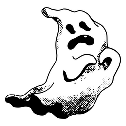 Scared Floating Specter PNG & SVG Design For T-Shirts