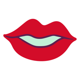 Symbol Für Rote Lippen PNG- Und SVG-Design Für T-Shirts