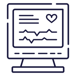 Computer Screen With A Heart Icon On It PNG & SVG Design For T-Shirts