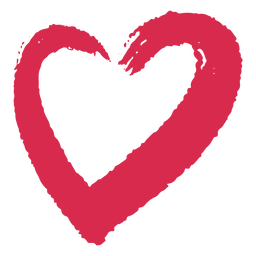 Red Open Heart PNG & SVG Design For T-Shirts