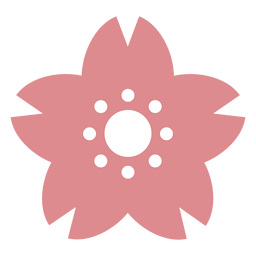 Pink Flower Cut Out PNG & SVG Design For T-Shirts