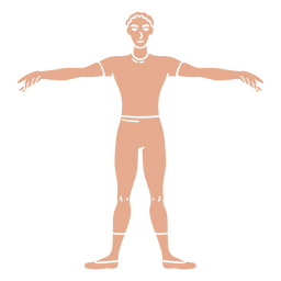 Man Dancer Cut Out Ballet PNG & SVG Design For T-Shirts