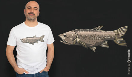 Bolen Fish Illustration T-shirt Design Vector Download