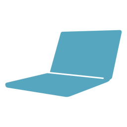 Design PNG E SVG De Ícone De Laptop Azul Para Camisetas