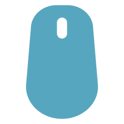 Blue Computer Mouse Icon PNG & SVG Design For T-Shirts