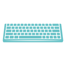Keyboard Cut Out Technology PNG & SVG Design For T-Shirts