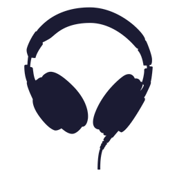 Headphones Cut Out Technology PNG & SVG Design For T-Shirts