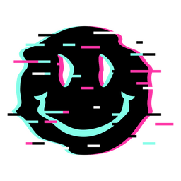 Neon Smiley Face PNG & SVG Design For T-Shirts