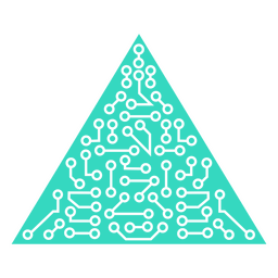 Triangle Made Of Wires And Circuits PNG & SVG Design For T-Shirts