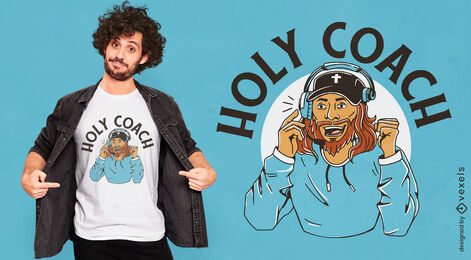 Happy Coach T-shirt Design Vector Download