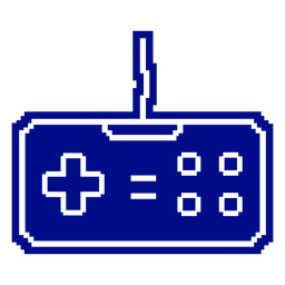 Blue Game Controller Icon PNG & SVG Design For T-Shirts