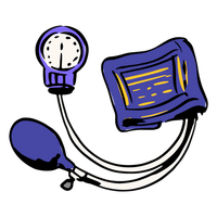 Illustration Of A Blood Pressure Cuff PNG SVG Design For T Shirts