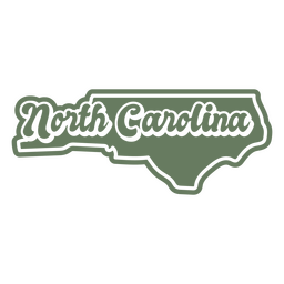 The North Carolina State Map PNG & SVG Design For T-Shirts