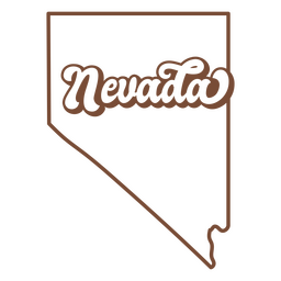 The State Of Nevada Is Shown PNG & SVG Design For T-Shirts