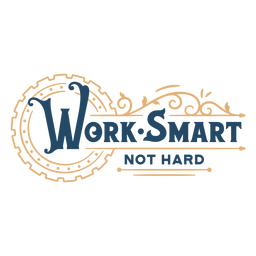 Work Smart Not Hard Quote PNG & SVG Design For T-Shirts
