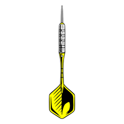 Yellow Dart PNG & SVG Design For T-Shirts