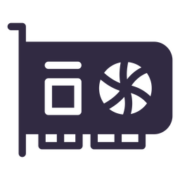Purple Icon Of A Graphics Card PNG & SVG Design For T-Shirts