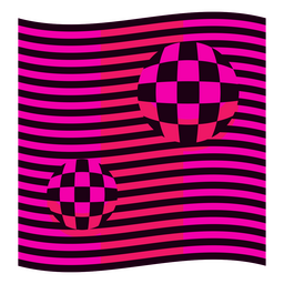Pink And Black Checkered Pattern PNG & SVG Design For T-Shirts