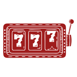 Slot Machine With Seven Numbers On It PNG & SVG Design For T-Shirts