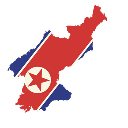 Diseño PNG Y SVG De La Bandera De Corea Del Norte Para Camisetas