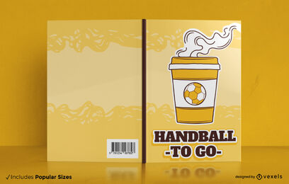 Handball To Go Book Cover Design Vector Download