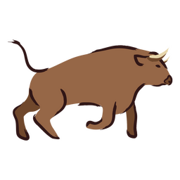 Illustration Of A Bull Running PNG & SVG Design For T-Shirts