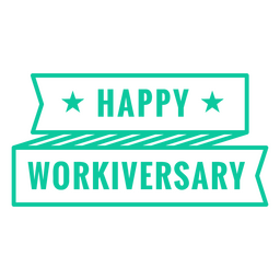 Happy Work Anniversary Logo PNG & SVG Design For T-Shirts