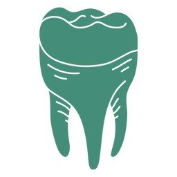 Green Tooth Cut Out Icon PNG & SVG Design For T-Shirts
