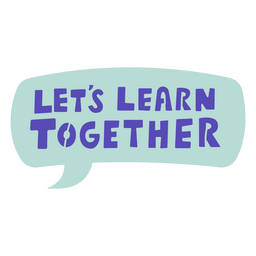 Let's Learn Together Logo PNG & SVG Design For T-Shirts