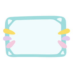 Cartoon Frame With A Colorful Background PNG & SVG Design For T-Shirts
