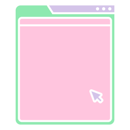 Pink Web Browser Icon PNG & SVG Design For T-Shirts