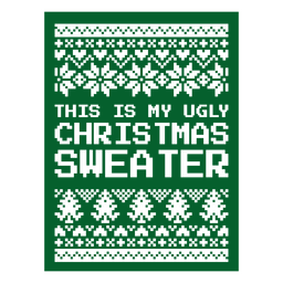 This Is My Ugly Christmas Sweater PNG & SVG Design For T-Shirts