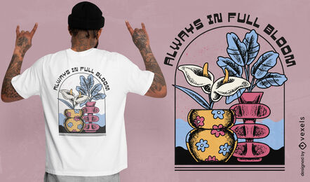 Always In Full Bloom T-shirt Design Vector Download