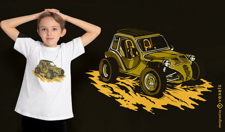 Boogie Car T-shirt Design Vector Download