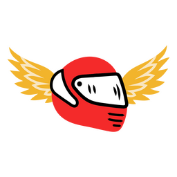 Helmet With Wings PNG & SVG Design For T-Shirts