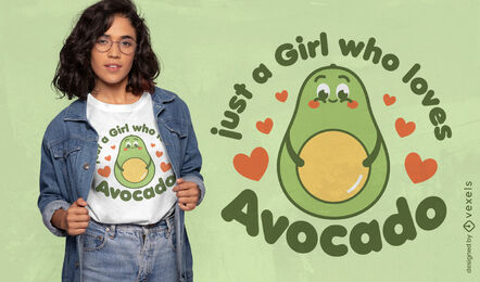 Avocado Love T-shirt Design Vector Download