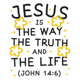 Jesus Is The Way PNG & SVG Design For T-Shirts