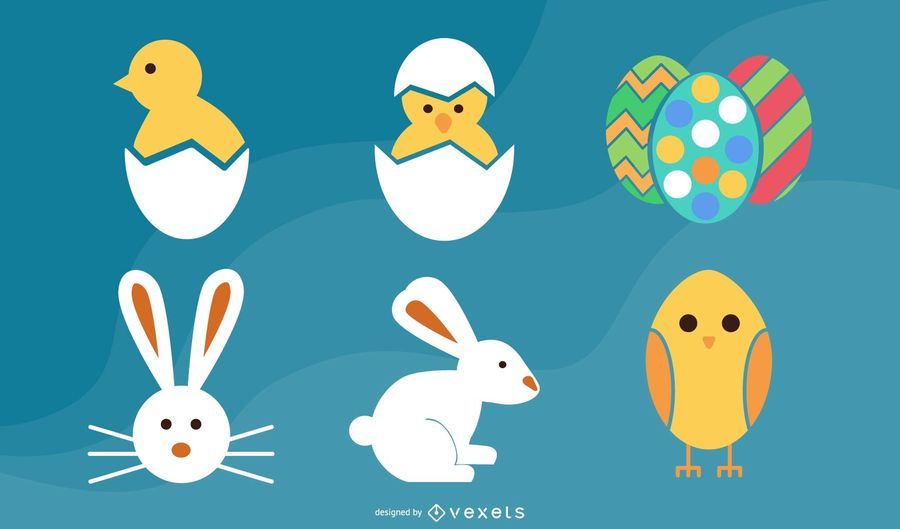 Easter Icons - Vector Download