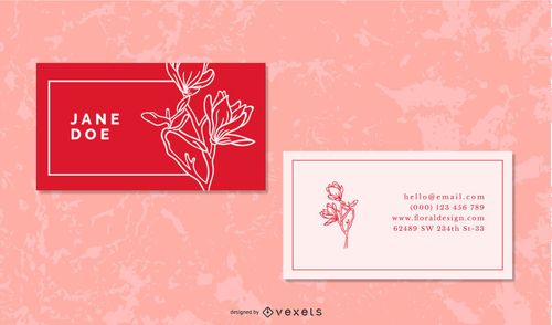 Business Card Template Vector Download