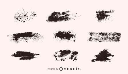 Vector Grunge Shapes Set Vector Download